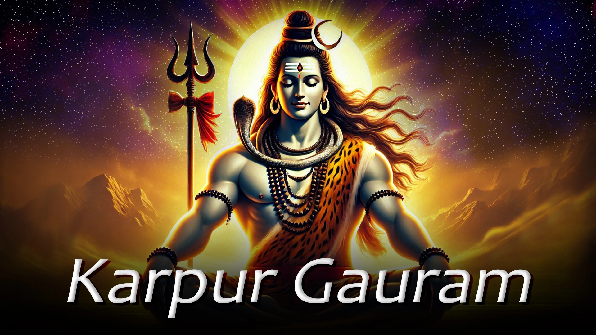 Karpur Gauram Karunavtaram | कर्पूर गौरम करुणावतारम | कर्पूरगौरं ...