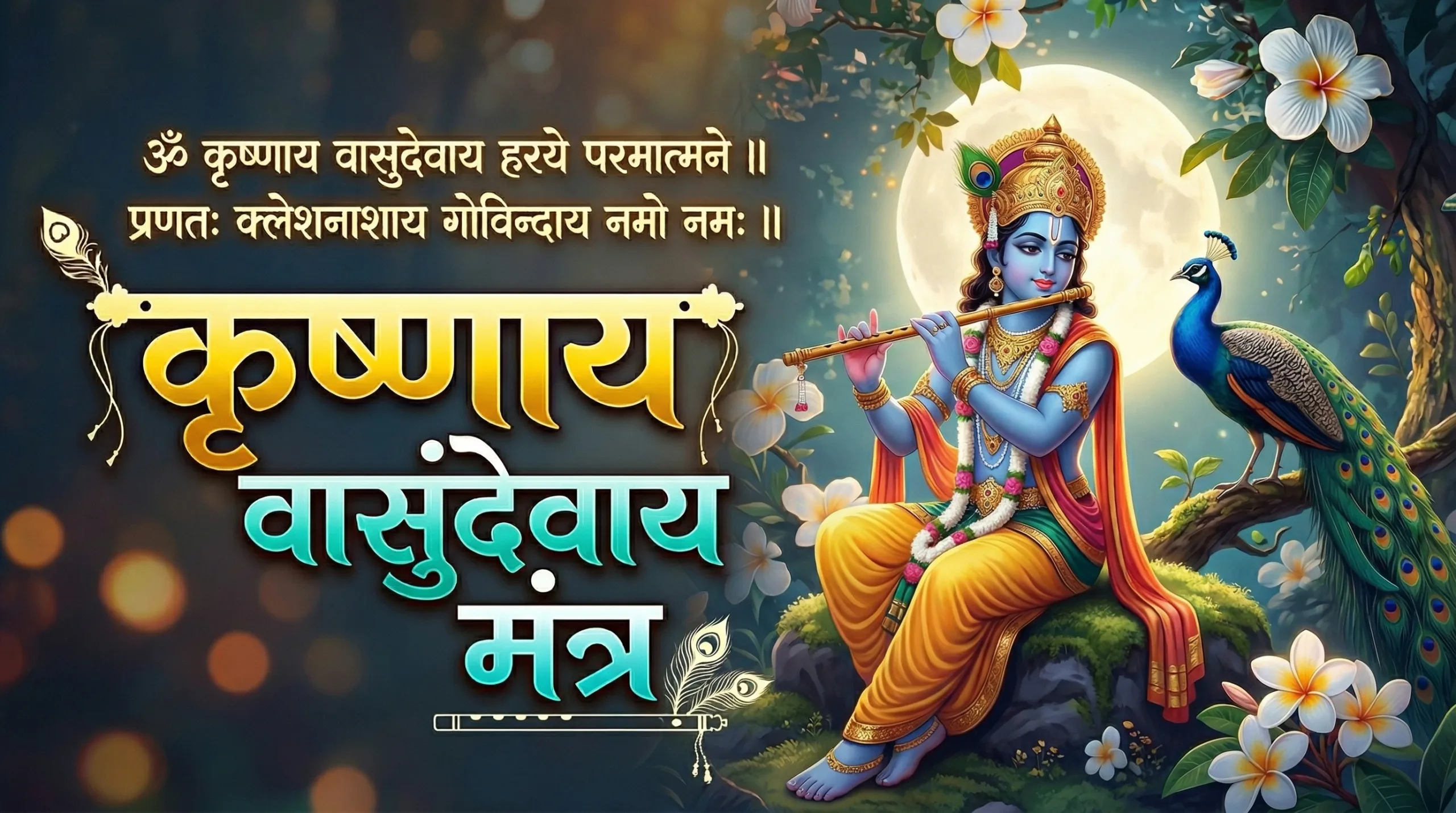 Om Krishnaya Vasudevaya Haraye | कृष्णाय वासुदेवाय हरये परमात्मने ...